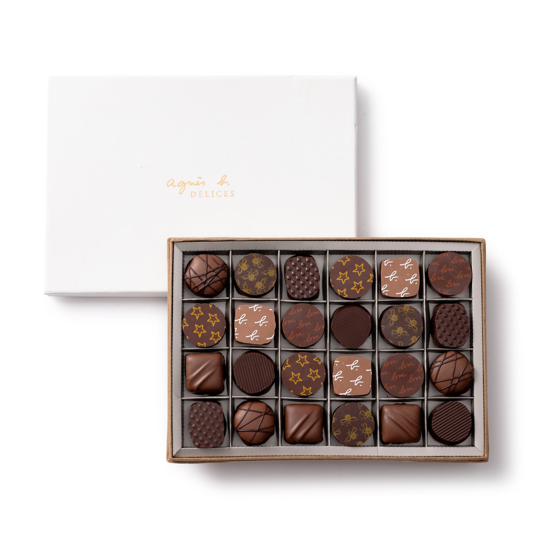 Bonbon chocolate gift box (24pcs) | agnès b. CAFÉ – agnès b. CAFÉ ...