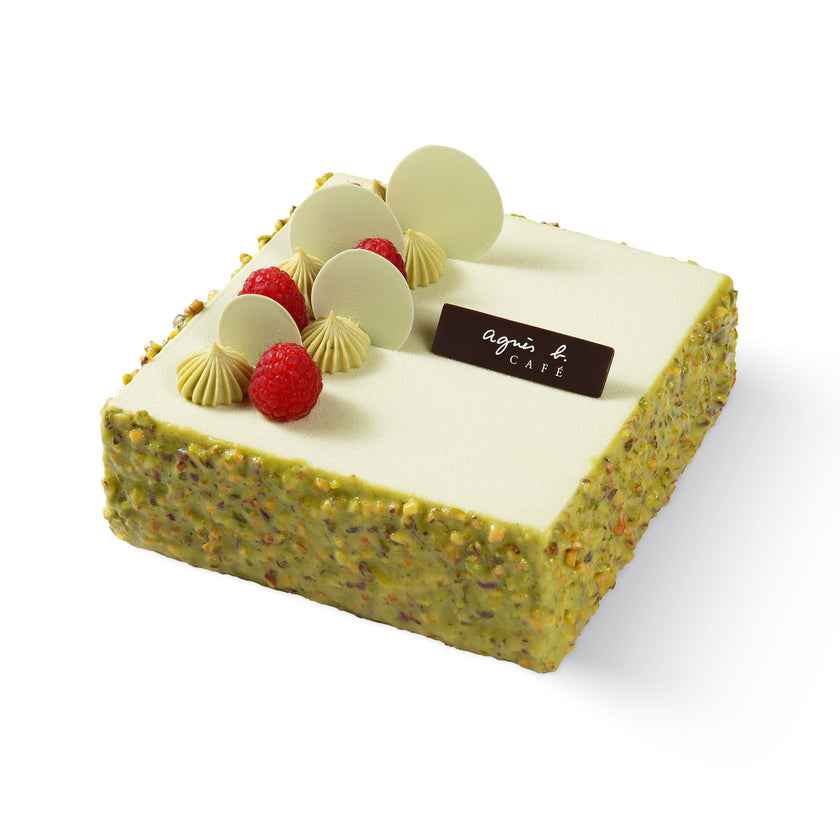 Lucie Pistachio sponge cake | agnès b. CAFÉ – agnès b. CAFÉ & FLEURISTE
